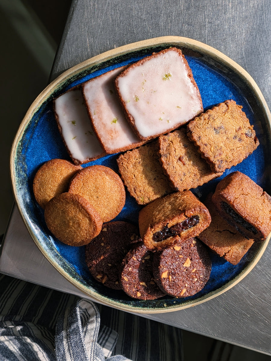 Almond Rosemary Olive Oil Biscuit (eggless)