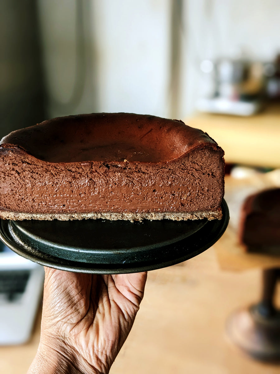 Belgian Chocolate Basque Cheesecake