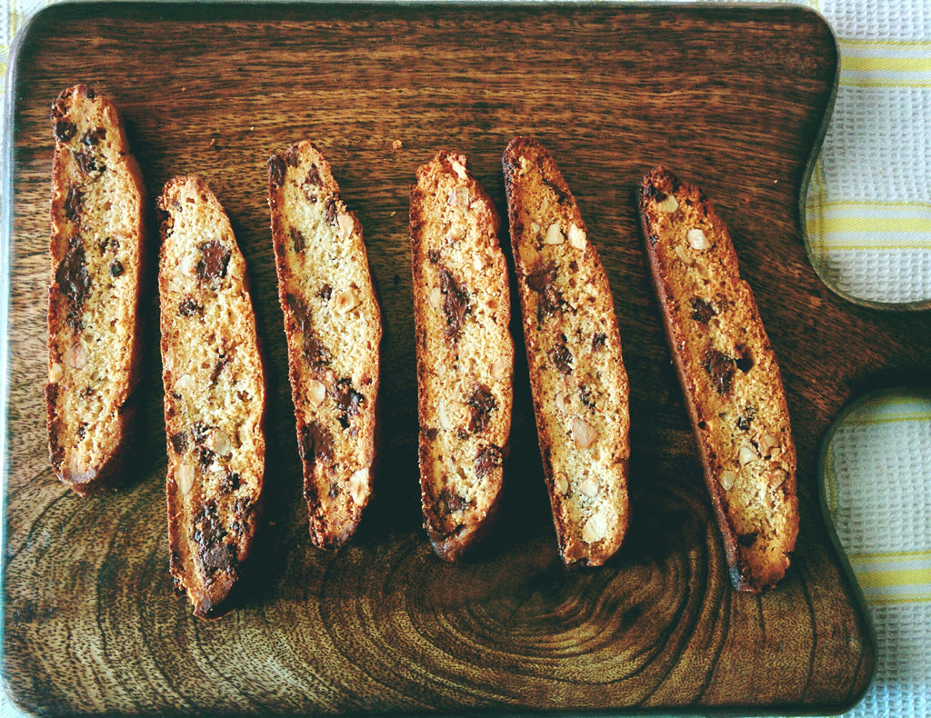 Almond & Dark Chocolate Biscotti